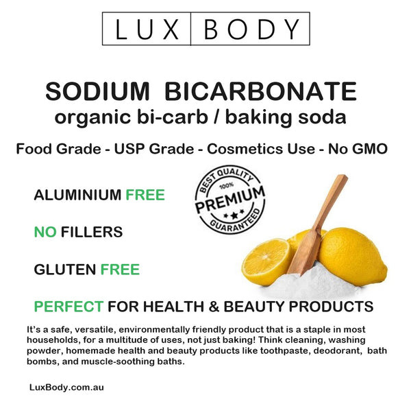 Lux Body Bi Carb Baking Soda 10KG Bulk